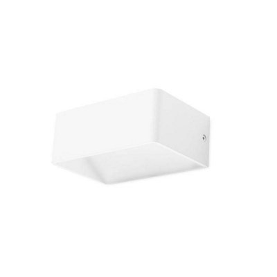 Luminosa Toppi LED Flush Wall Light White 530lm 3000K