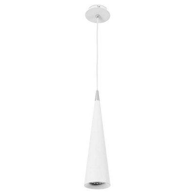 Luminosa Vira Dome Ceiling Pendant White 1x GU10 | DIY at B&Q