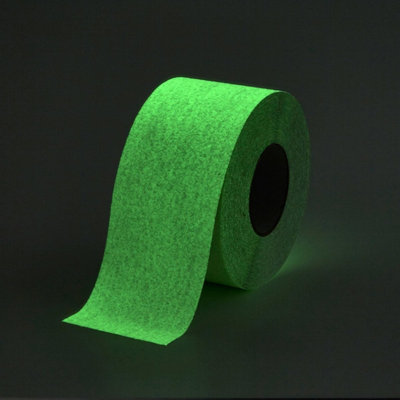 Luminous Glow in the Dark Anti Slip Tape Roll 100mm x 18.m