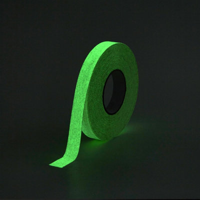 Luminous Glow in the Dark Anti Slip Tape Roll 25mm x 18.3m