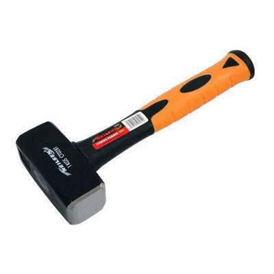 Lump Hammer 1kg 2.5lb Fibreglass Handle Sledge Club Stone Lump Hammer ...