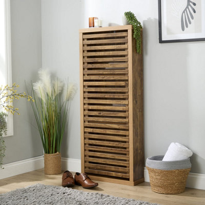 Luna 3-Door Tall Shoe Storage Hallway Cabinet