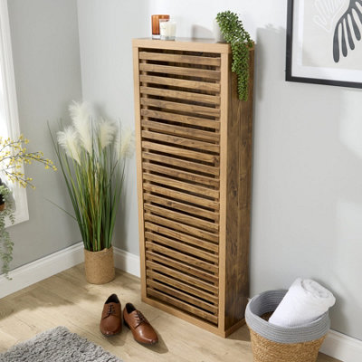 Luna 3-Door Tall Shoe Storage Hallway Cabinet