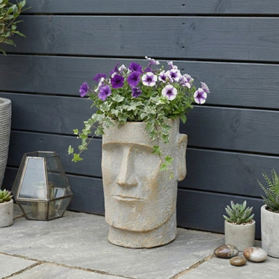 Lunaria Easter Island Planter Pot