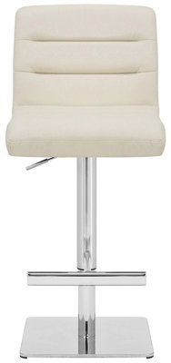 Luscious Deluxe Breakfast Bar Stool, Chrome Footrest, Adjustable Height ...