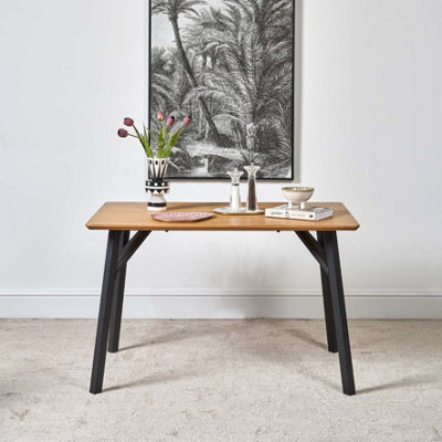 Lutina 120cm Dining Table 4 Carlton Dining Chairs - Grey