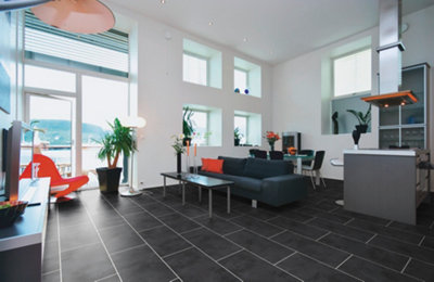 Luvanto Click Plus Black Slate LVT Luxury Vinyl Flooring 2.22m²/pack