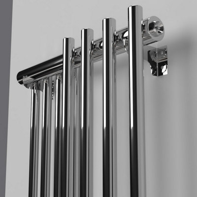 Lux Heat Chrome Xtreme Vertical Designer Radiator 1775mm (H) x 450mm (W)