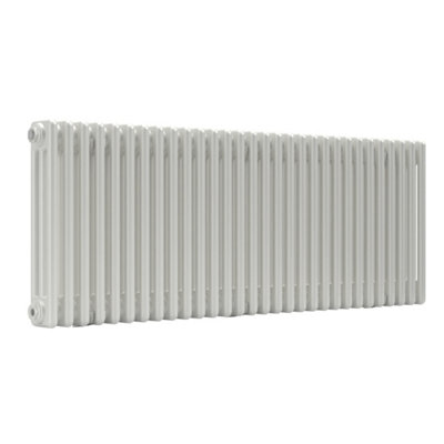 Lux Heat White Horizontal 3 Column Traditional Radiator 500mm (H) x ...
