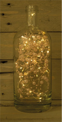 Luxform Solar 50 Led Microlight Pearl Romantic Pink