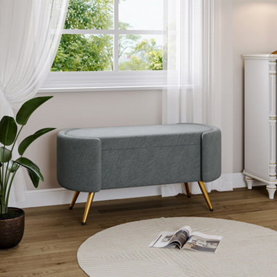 Upholstered hallway bench store