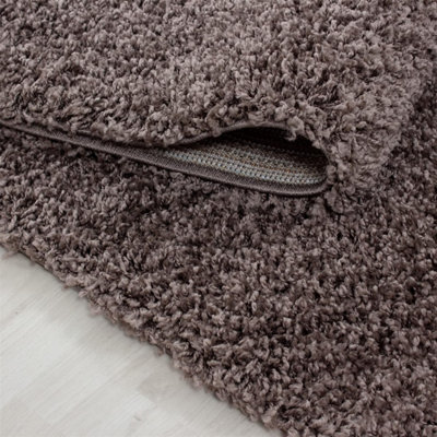 Luxurious Shaggy Rugs Soft Extra Thick Area Rugs Heavy 5cm Dense Pile ...