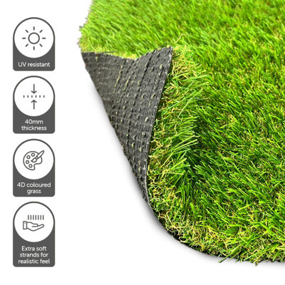 Luxury 40mm Artificial Grass High Quality Artificial Astro Turf Lawn ...