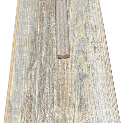 Luxury 8mm Thick Rustic Laminate Flooring Washed Old-Pine Click Plank ...