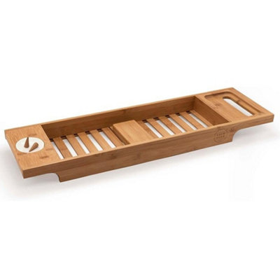 Luxury Bath Tray & Wooden Bath Rack