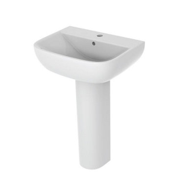Luxury Bathrooms Rimless Close Coupled WC and Pedestal Basin Pack