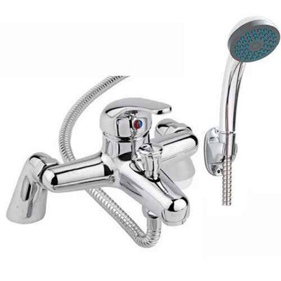 Luxury Chrome Bath Shower Mixer Tap with Handheld Shower Set