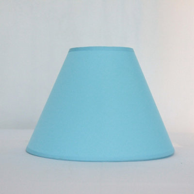 Luxury Coolie Lamp Shade Cotton Ceiling Hanging Pendant Light - Light Blue