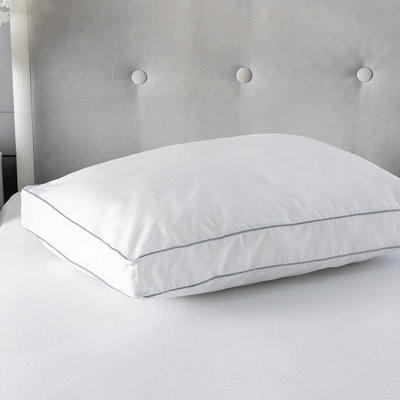 Luxury Cotton Box Pillow 100% Cotton Cover Hollowfibre Filling Non ...