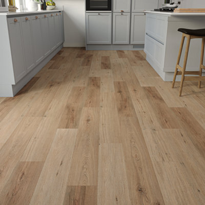 Luxury Flooring Mora Oak Brown Wood Effect Luxury Vinyl Click Flooring ...