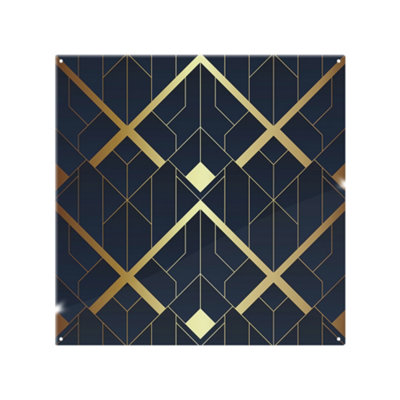 Luxury Gold Art Deco Splash Back designer style