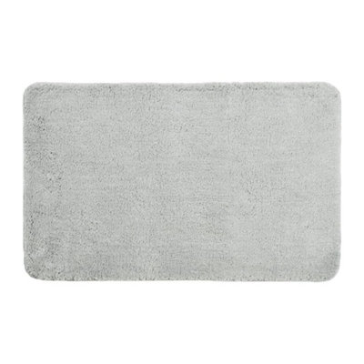 Luxury Microfibre Bath Mat Non-Slip - Dove Grey