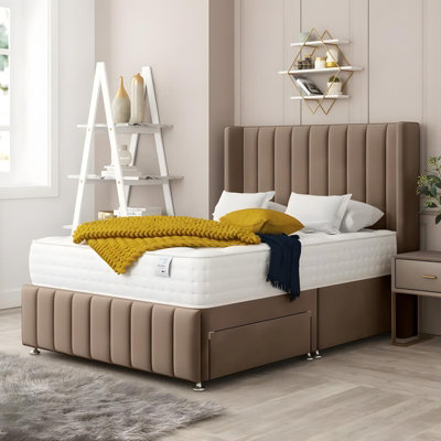 Luxury Orthopaedic Divan Drawers Bed Set With Mattress