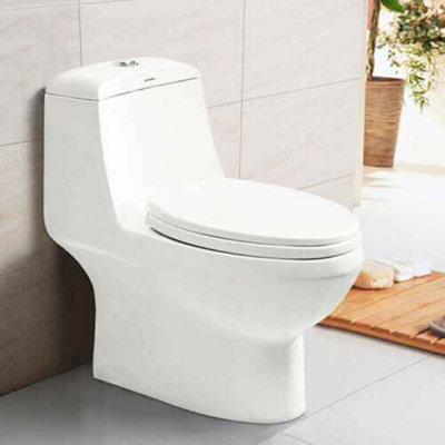 Luxury Oval Toilet Seat , Heavy Duty, Soft Release Hinges, White WC