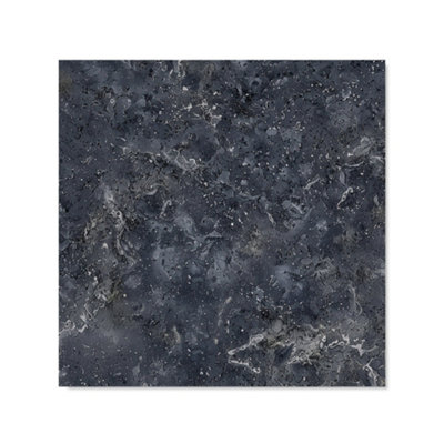 Luxury Slate Grey Quartz Effect Premium Glass Kitchen Splashback W600mm ...