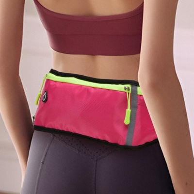 Lycra Workout Fanny Pack Red Light Weight