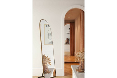 Lyn Home Full Length Mirror, 180 x 60 cm, Gold
