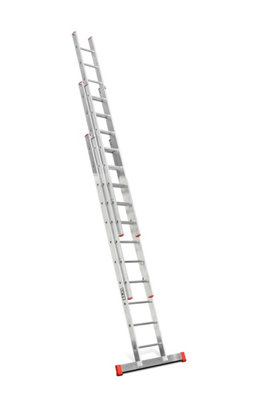 Lyte EN131-2 Non-Professional 3 Section Extension Ladder 3x11 Rung ...