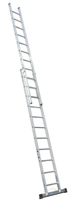 LytePro+ EN131-2 Professional Industrial 2 Section Extension Ladder ...