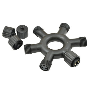 Lyyt-Connect 5-Way Splitter for Lyyt-Connect String Lights | DIY at B&Q