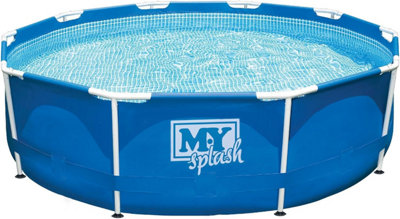 M.Y Splash 10ft x 30in Metal Frame Swimming Pool