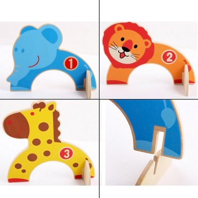 M.Y Wooden Animal Croquet Game Set