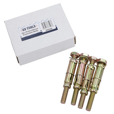M10 10mm x 100mm Expansion Rawl Bolt for Masonry Sleeve Anchors ...