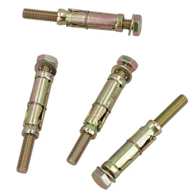 M10 10mm x 100mm Expansion Rawl Bolt for Masonry Sleeve Anchors ...