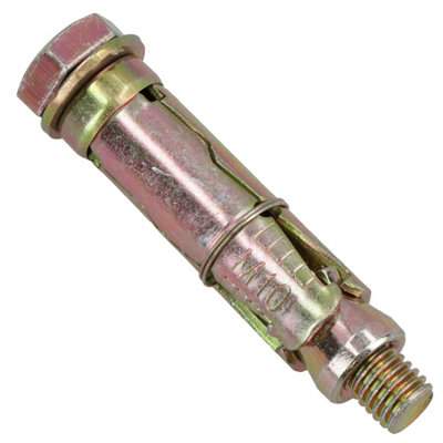 M10 10mm x 70mm Expansion Rawl Bolt for Masonry Sleeve Anchors Fastener ...