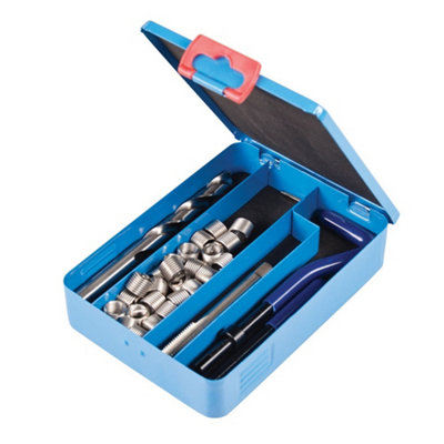 M10 x 1.5mm Helicoil Thread Repair Kit Sprung Insert Coil Twist Drill ...