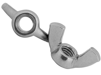 M12 Premium Butterfly Wing Nut Steel (Pack of 10) Zinc Plated DIN 315 ...