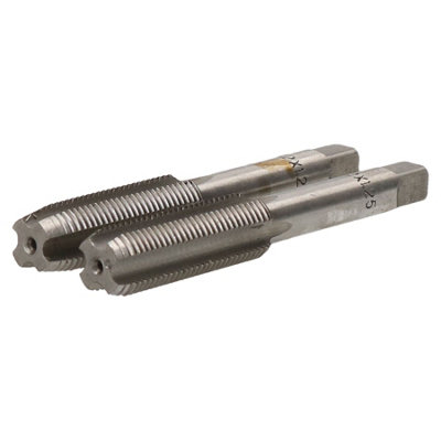 M12 x 1.25mm Metric Tap Set, Tungsten Steel, Taper and Plug Thread ...