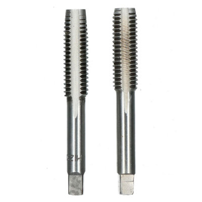 M12 X 1.75MM METRIC TAP SET, TUNGSTEN STEEL, TAPER AND PLUG THREAD ...