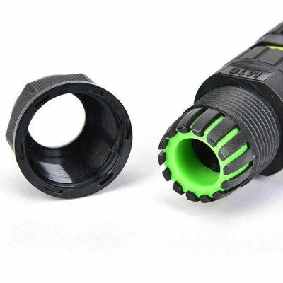 M16 3 Pin IP68 Waterproof Junction Box Cable Case Electrical Connector 240V