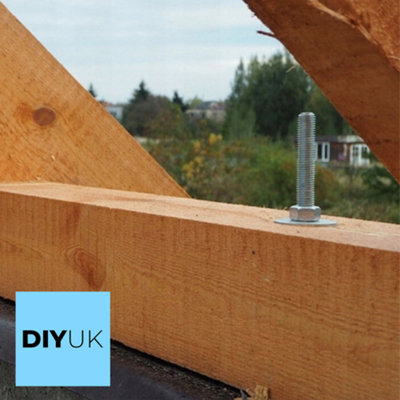 M18 Premium Rod Bar 1000mm ( Pack of: 1 ) Fully Threaded Steel Studs ...