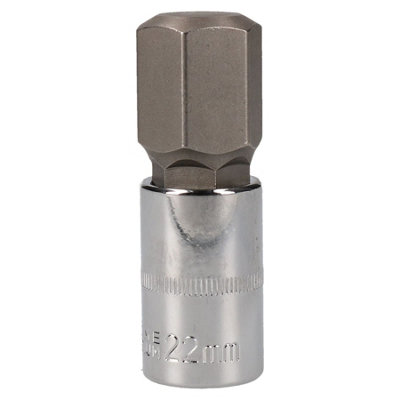 M22 x 55mm 1/2" Drive Hex / Allen Socket Bergen AU653 | DIY at B&Q