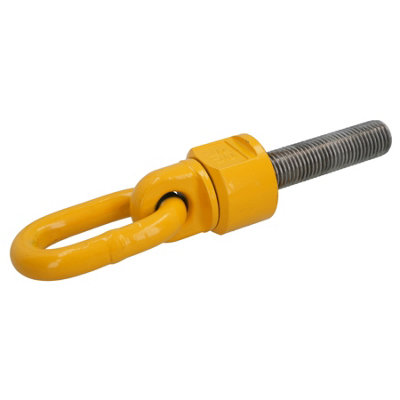 M24 X 120MM SWIVEL ROTATING LIFTING POINT EYE BOLT WITH RING 3.15 TON ...