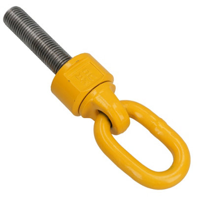 M24 x 120mm Swivel Rotating Lifting Point Eye Bolt With Ring 3.15 Ton ...