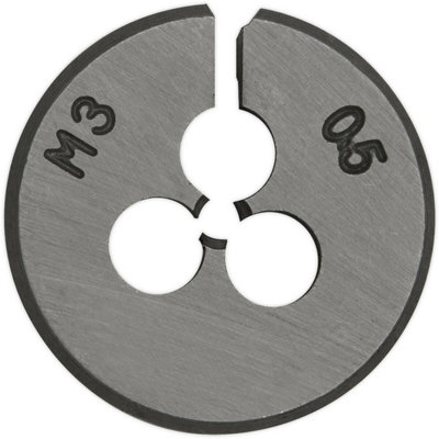 M3 x 0.5mm Metric Split Die - Premium Steel Threading Tool with Storage ...