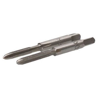 M3 x 0.5mm Metric Tap Set, Tungsten Steel, Taper and Plug Thread Cutter ...